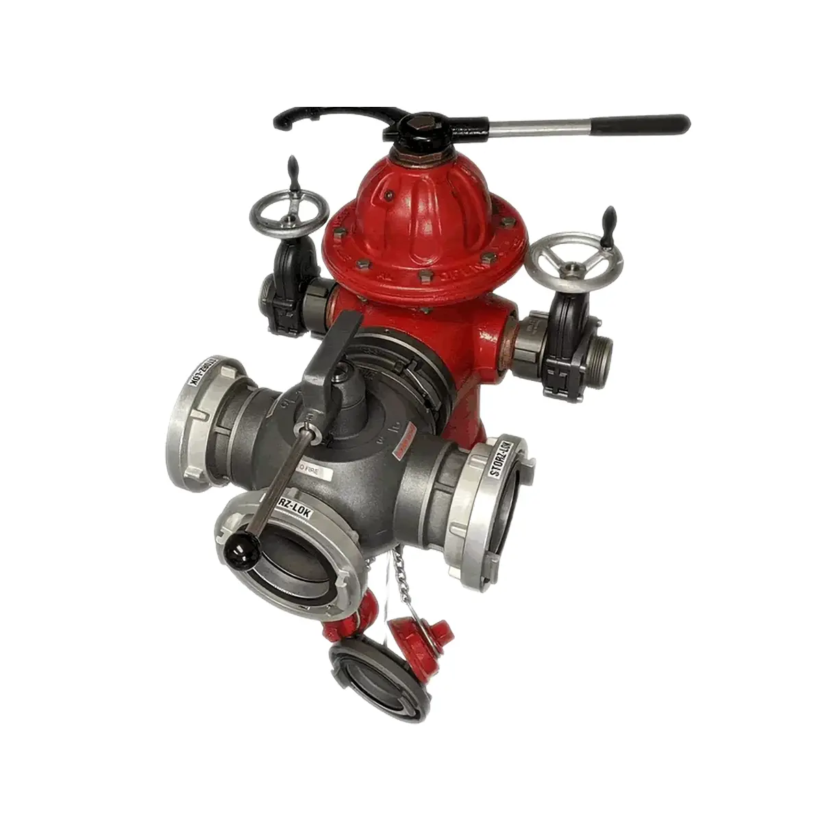 5" LDH Hydrant Valves - 4.5" NH Female Swivel x (3) 5" Storz Lock | Shop Darley