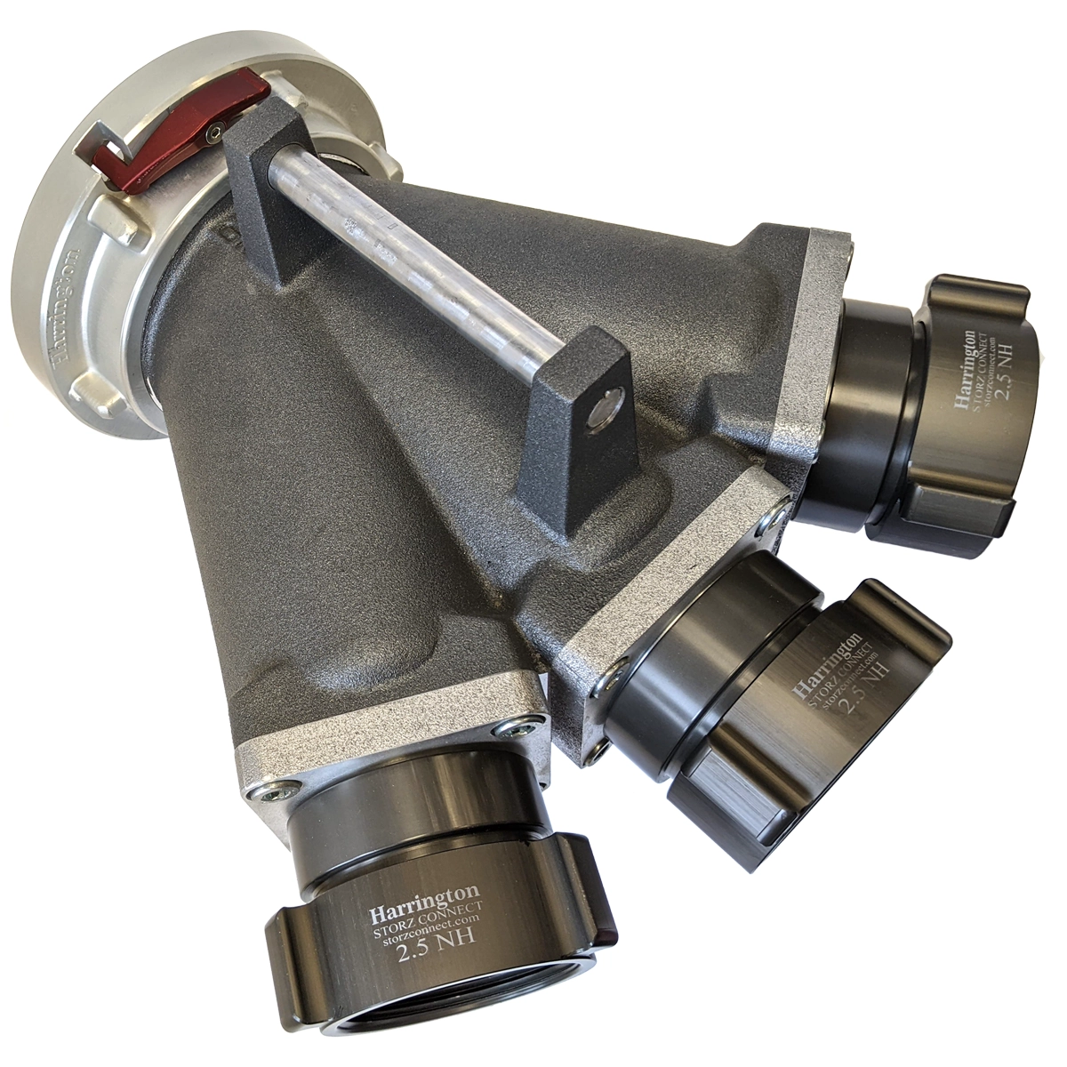 3-Way Siamese Valve - (3) 2-1/2" NH Inlet x 5" Storz | Shop Darley