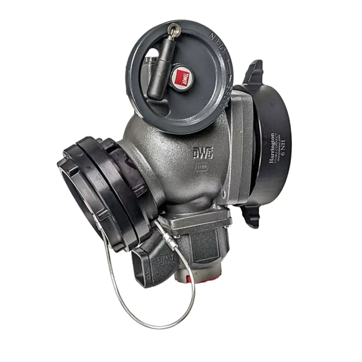 Ball Intake Relief Valve - 5″ Storz Lock Inlet x 6″ NH Female Swivel ...