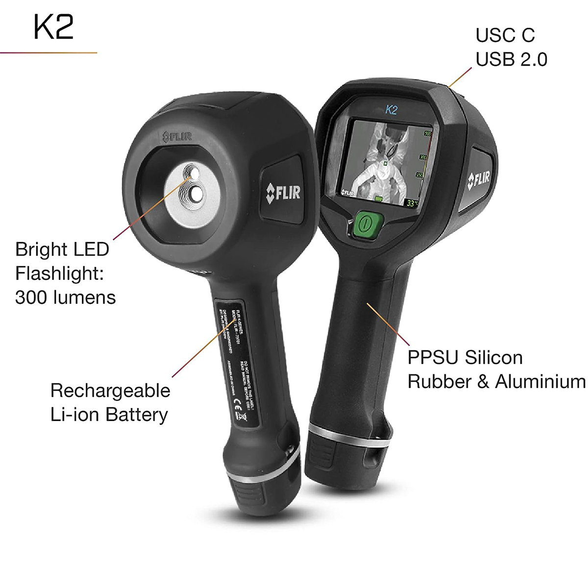 FLIR K2 Thermal Imaging Camera with MSX® | Shop Darley