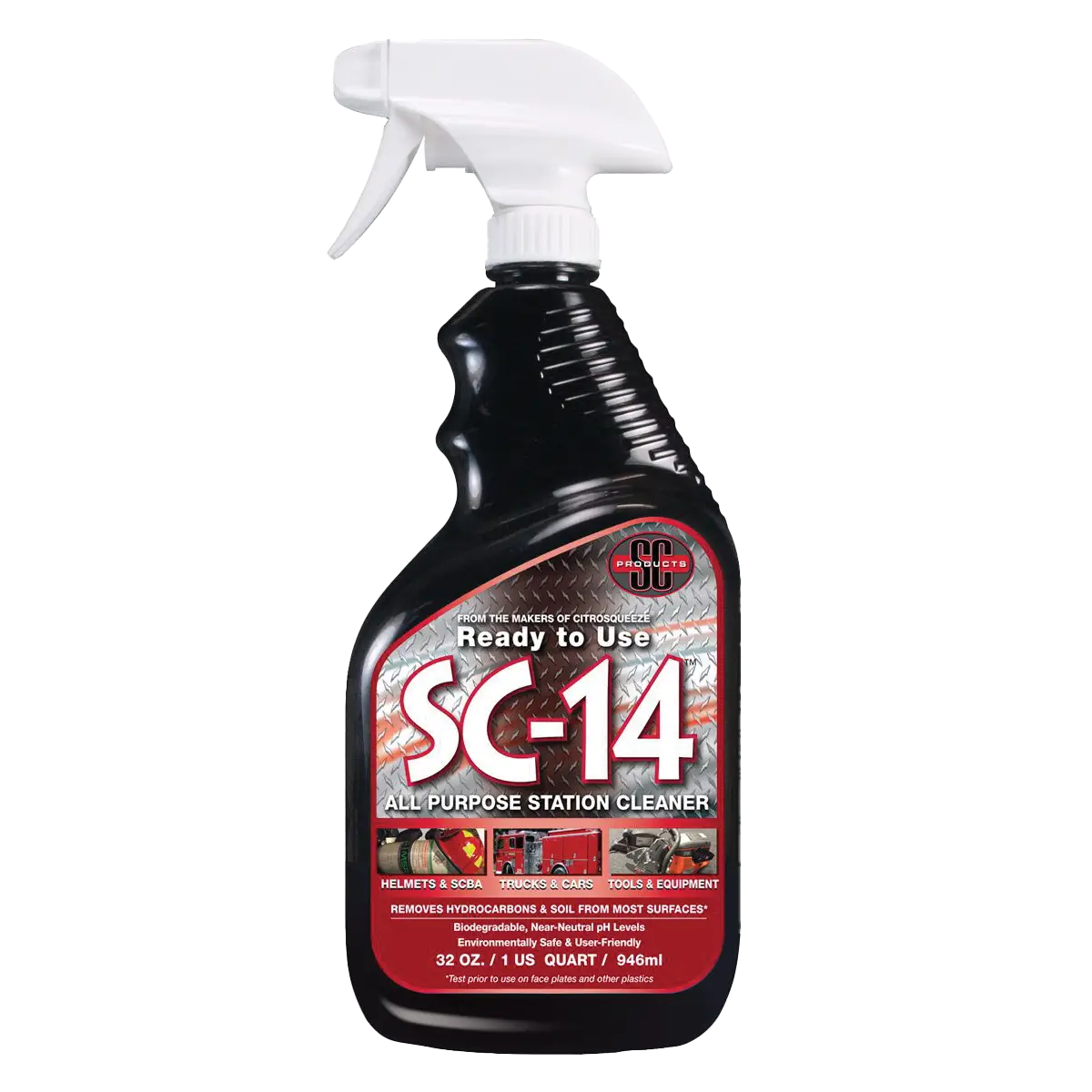 SC-14® All-Purpose Fire Station Cleaner - Quart Spray Case of 6 | Shop ...