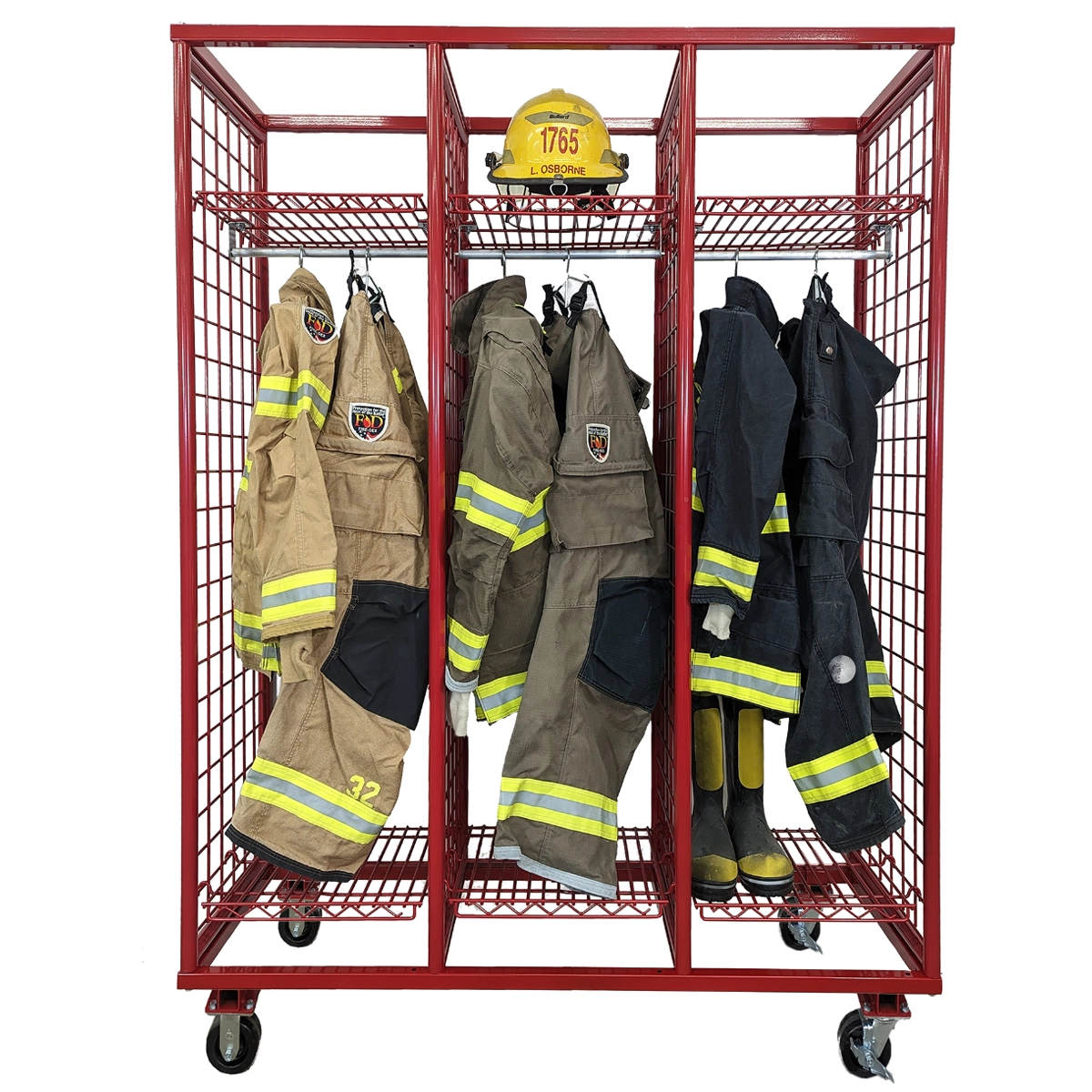 Double Sided Mobile Gear Storage Locker - 18" Wide - 8 Positions | Shop ...