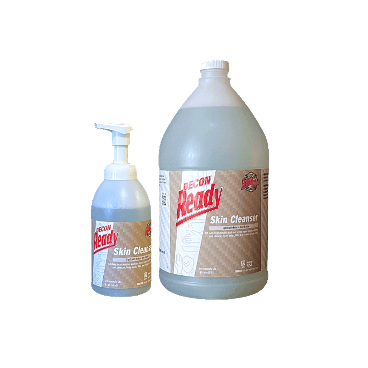 Decon Ready™ Skin Cleanser -1 Gallon with 18.5oz Refillable Bottle ...