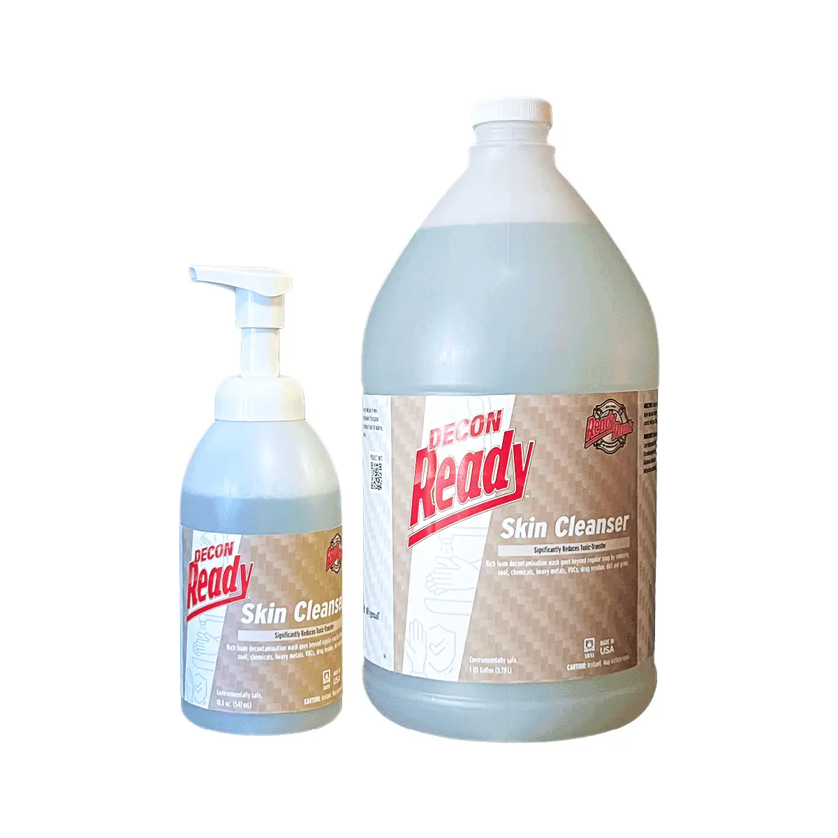 Decon Ready™ Skin Cleanser -1 Gallon with 18.5oz Refillable Bottle ...