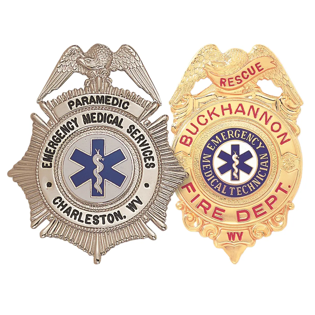 Custom First Responder Badges and Insignia - Police, Firefighter, EMS ...