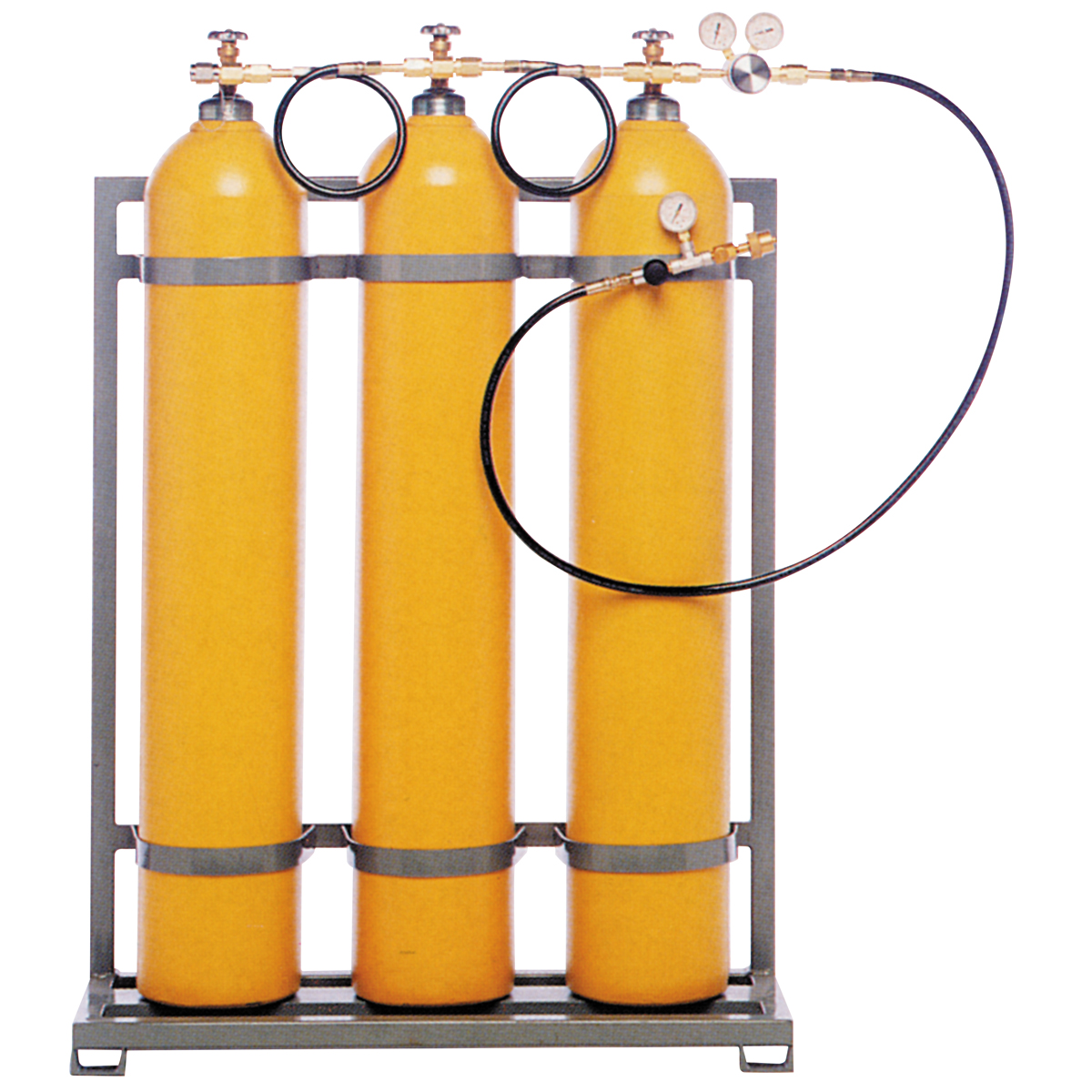 Breathing Air Cascade Systems - 4 Cylinder at 6000 PSI with Rack | Shop ...