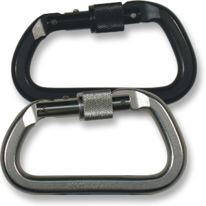 Carabiners - SMC NFPA Locking D - Brite Finish | Shop Darley