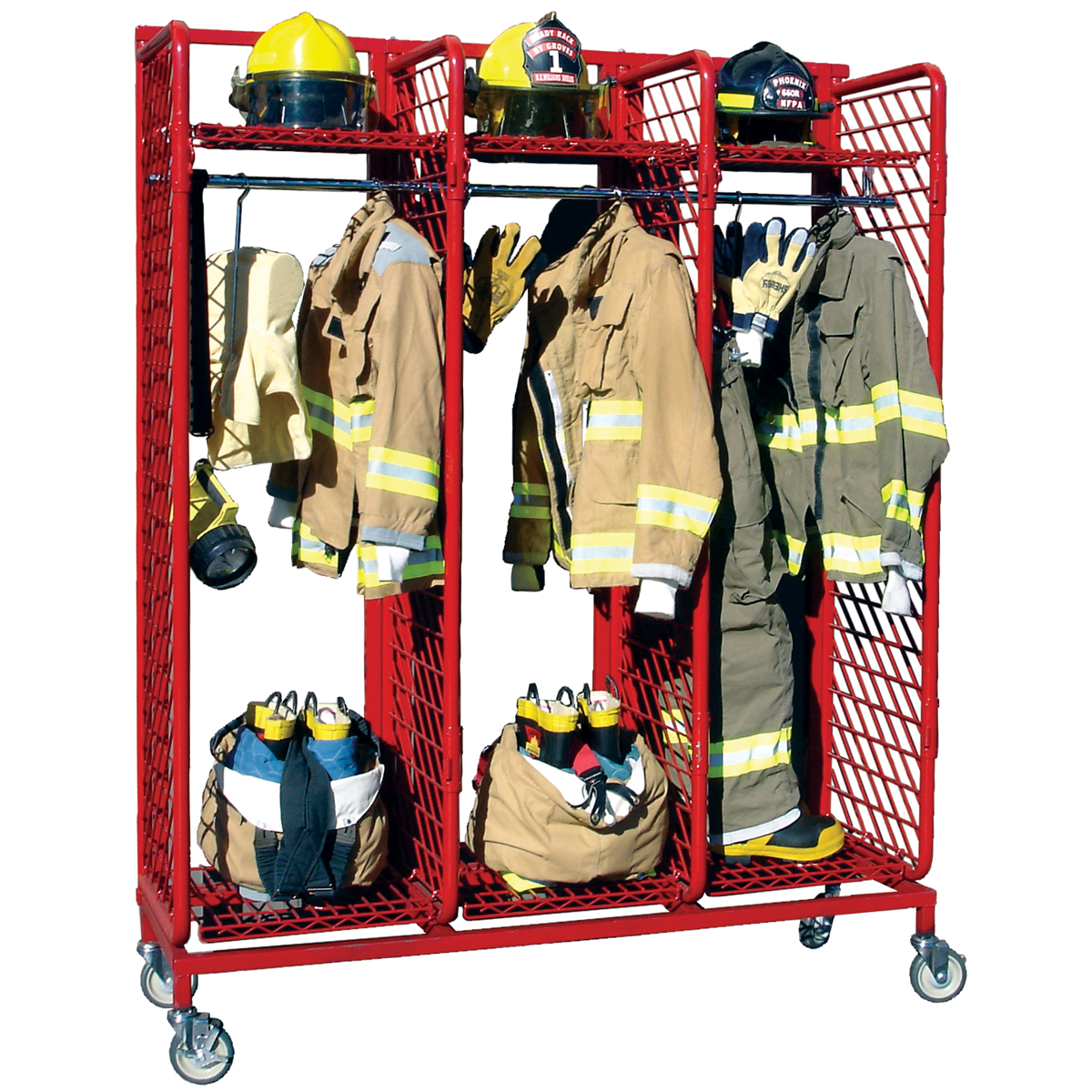 Single-Sided Mobile Red Rack™ | Shop Darley