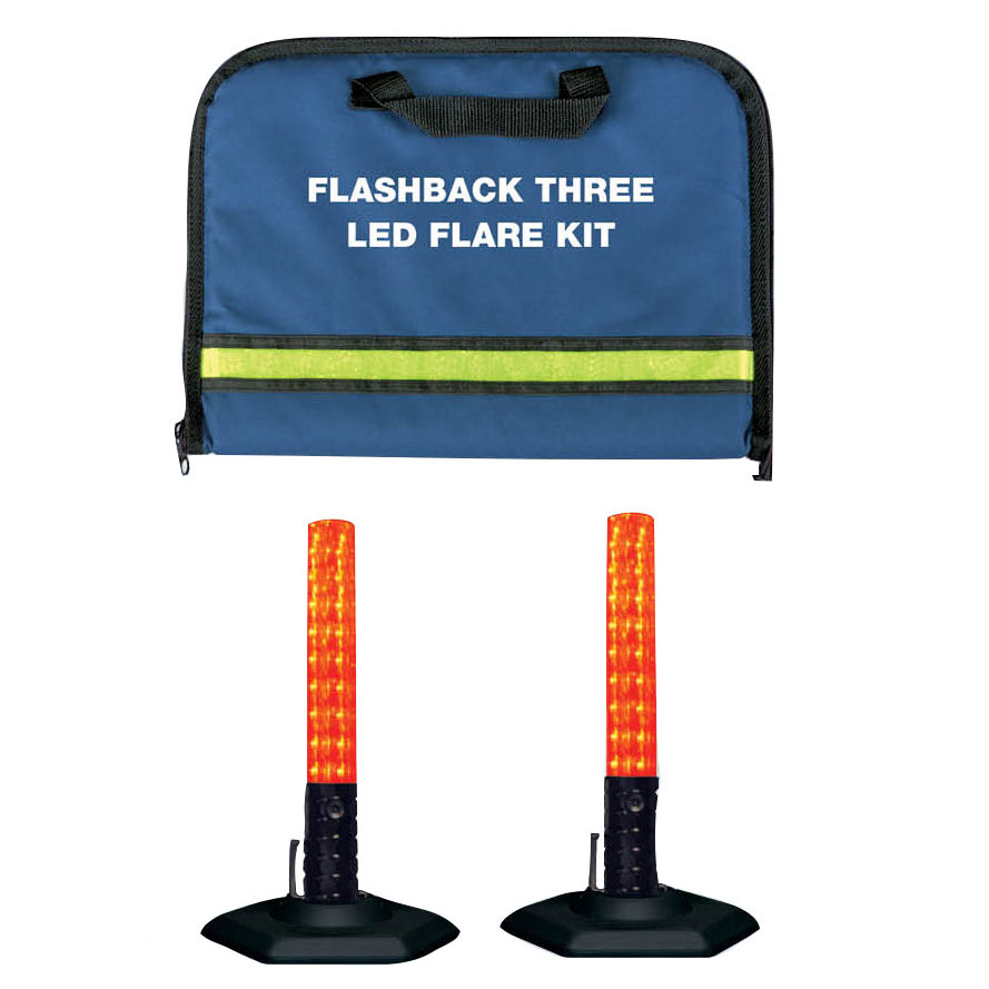 Flashback Three™ Red LED Flare Kit - 2 Pack | Shop Darley
