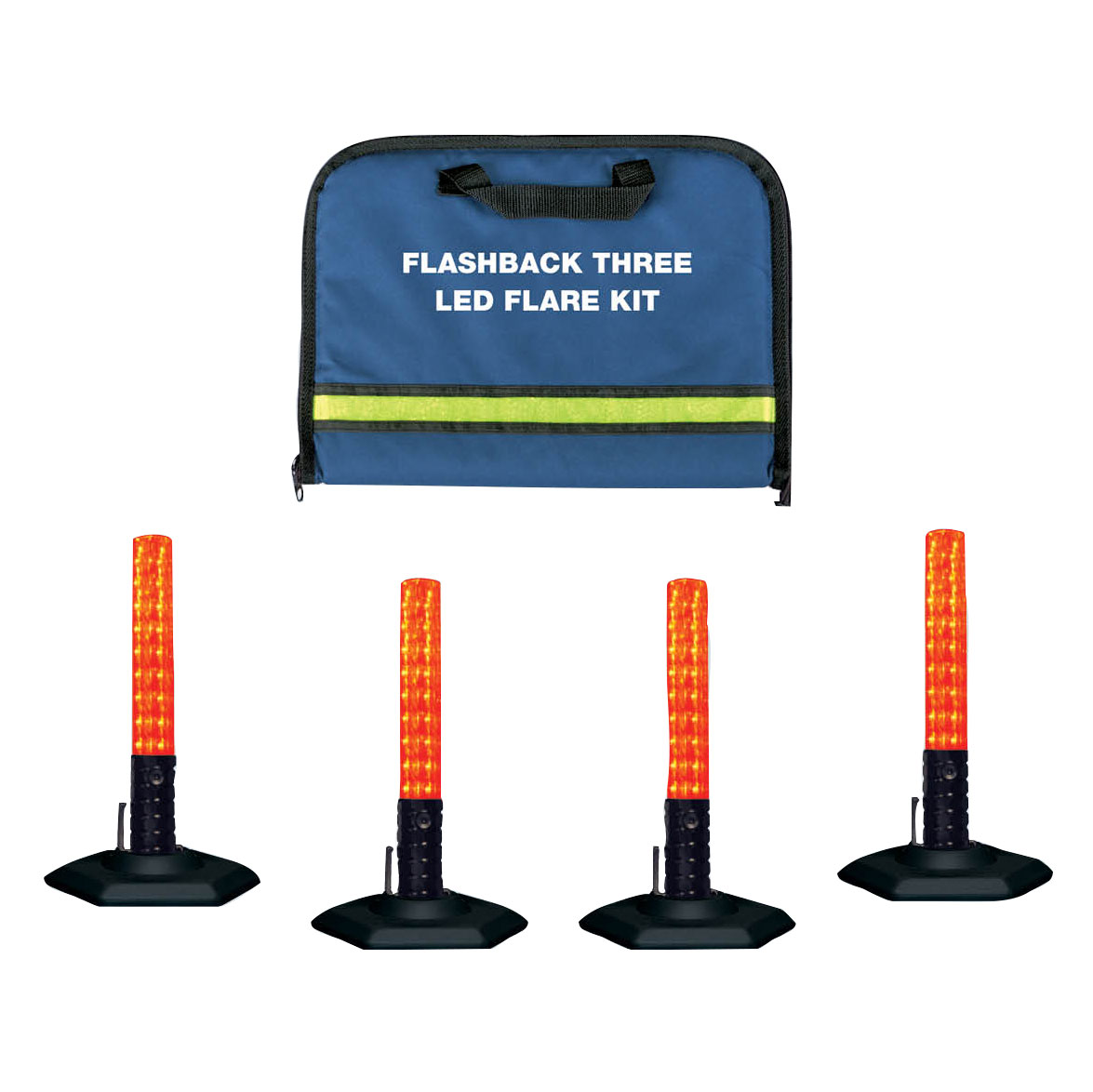Flashback Three™ Red LED Flare Kit - 4 Pack | Shop Darley