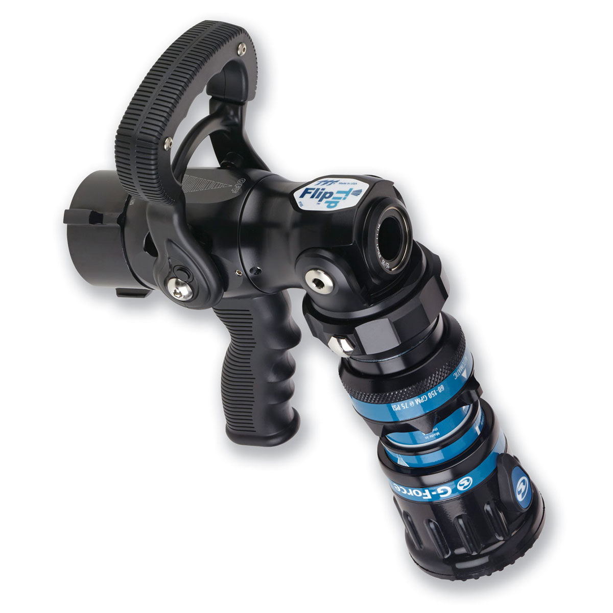 FlipTip™ Nozzles - 1-1/2" NHF - G-Force with Integrated Ball Valve and Grip